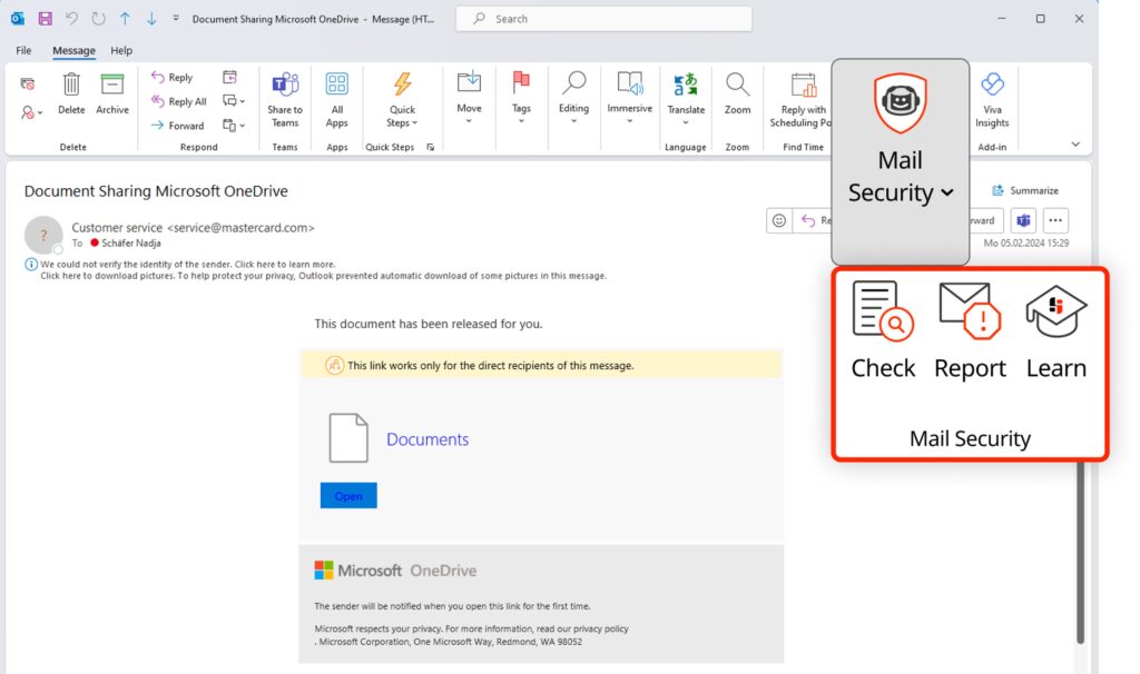 Report button - soluzione
